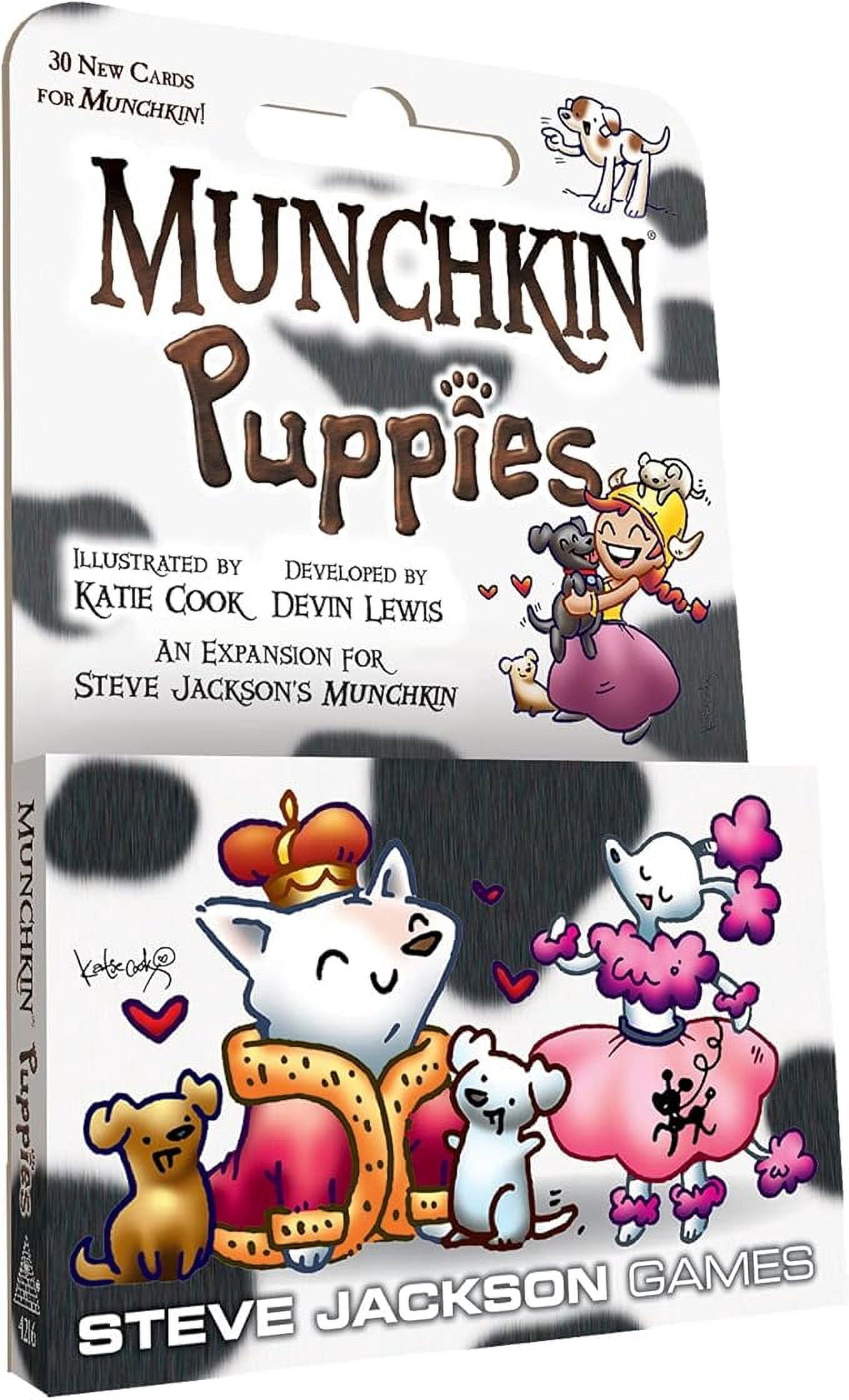 Steve Jackson Games Munchkin Puppies Card Game (Mini-Expansion) | 30 ...