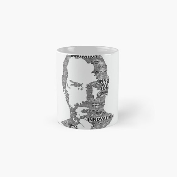 Steve Jobs Innovation Abstract Face Classic Mug - Walmart.com