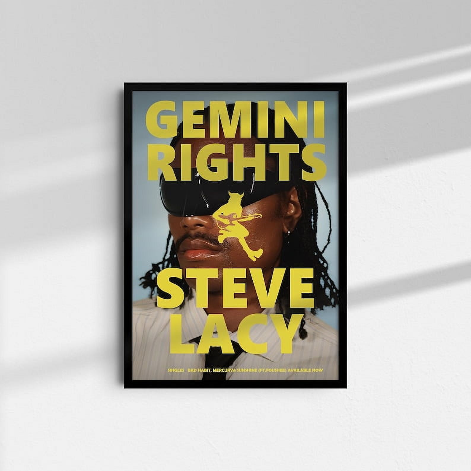 Steve Lacy Poster - Gemini Rights Album Poster - Steve Lacy Wall Art ...