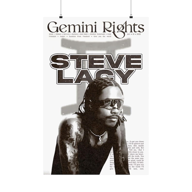 Steve Lacy - Poster | Rap Poster, Hip-Hop Poster - Walmart.com