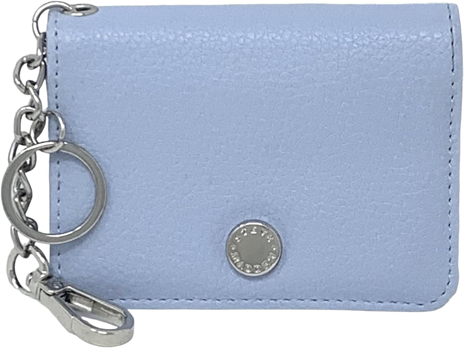 Steve Madden Bfold Clip On Card Case Wallet with Keyring Blue Glaze ...