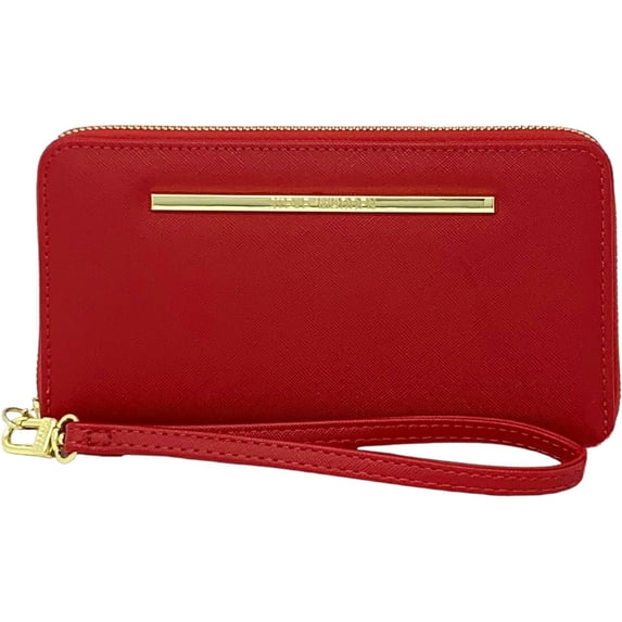 Steve Madden Bzippy Zip Around Wallet Wristlet Chevy Red - Walmart.com