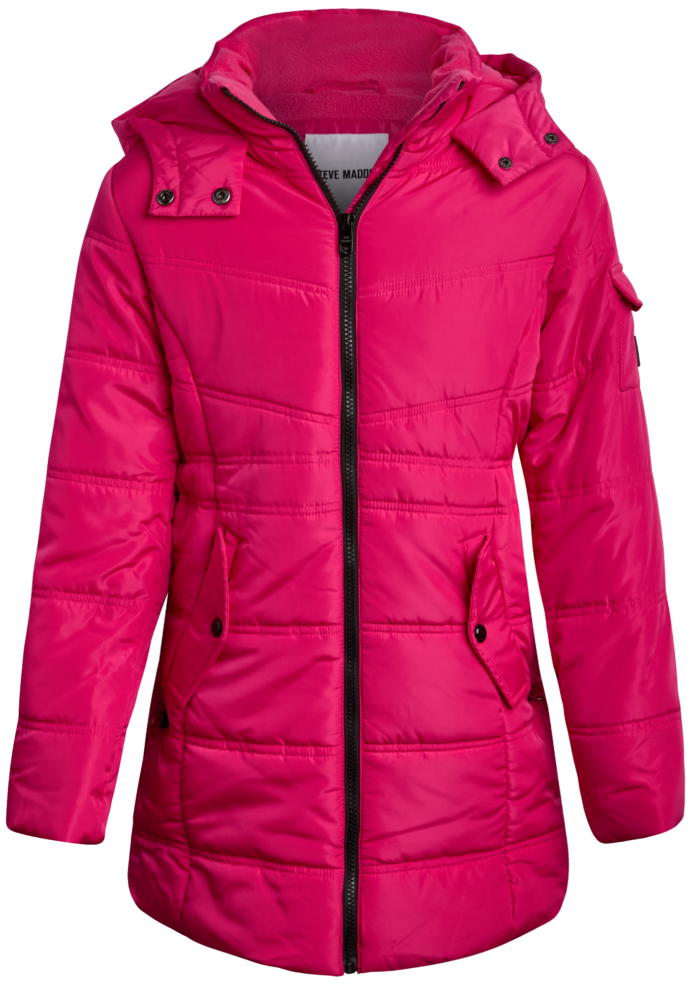 Steve Madden Girls Winter Coat - Insulated Quilted Long Puffer Jacket ...