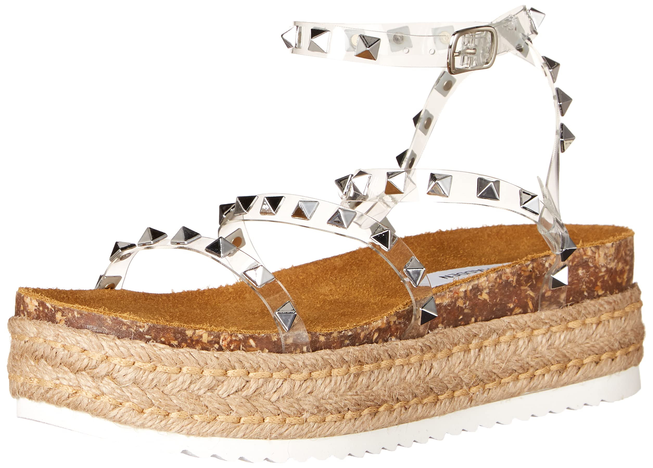 Steve Madden Kailee Women's Sandals Clear Size 9.5 M - Walmart.com