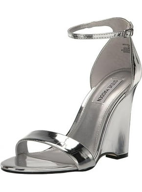 Silver Wedge Sandals