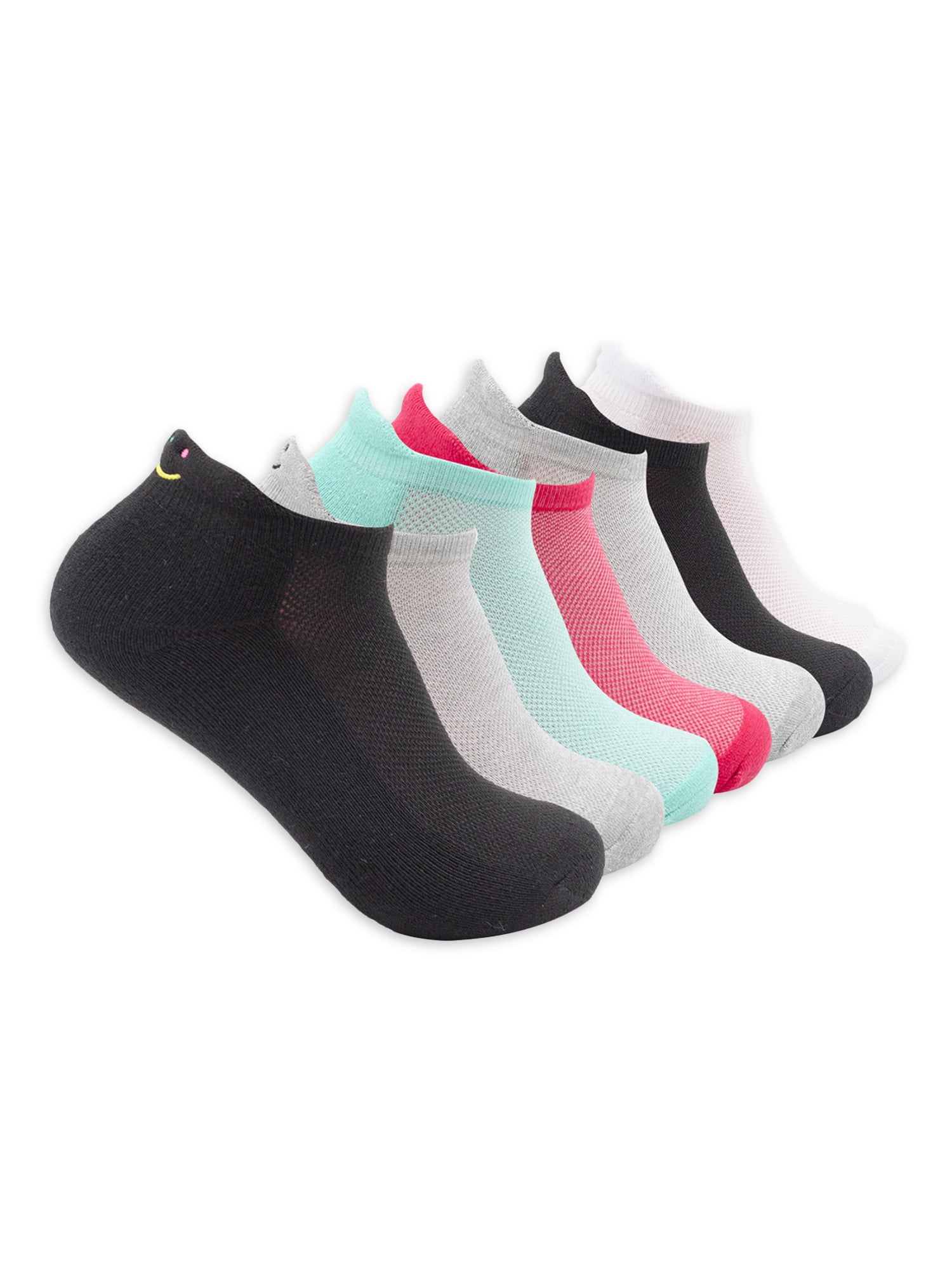 Steve Madden Women's Athletic Low-Cut Sports Socks, No-Show Mesh Liner ...