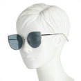 Steve Madden Women's Cat Eye Rhinestone Embellished Sunglasses-Silver ...