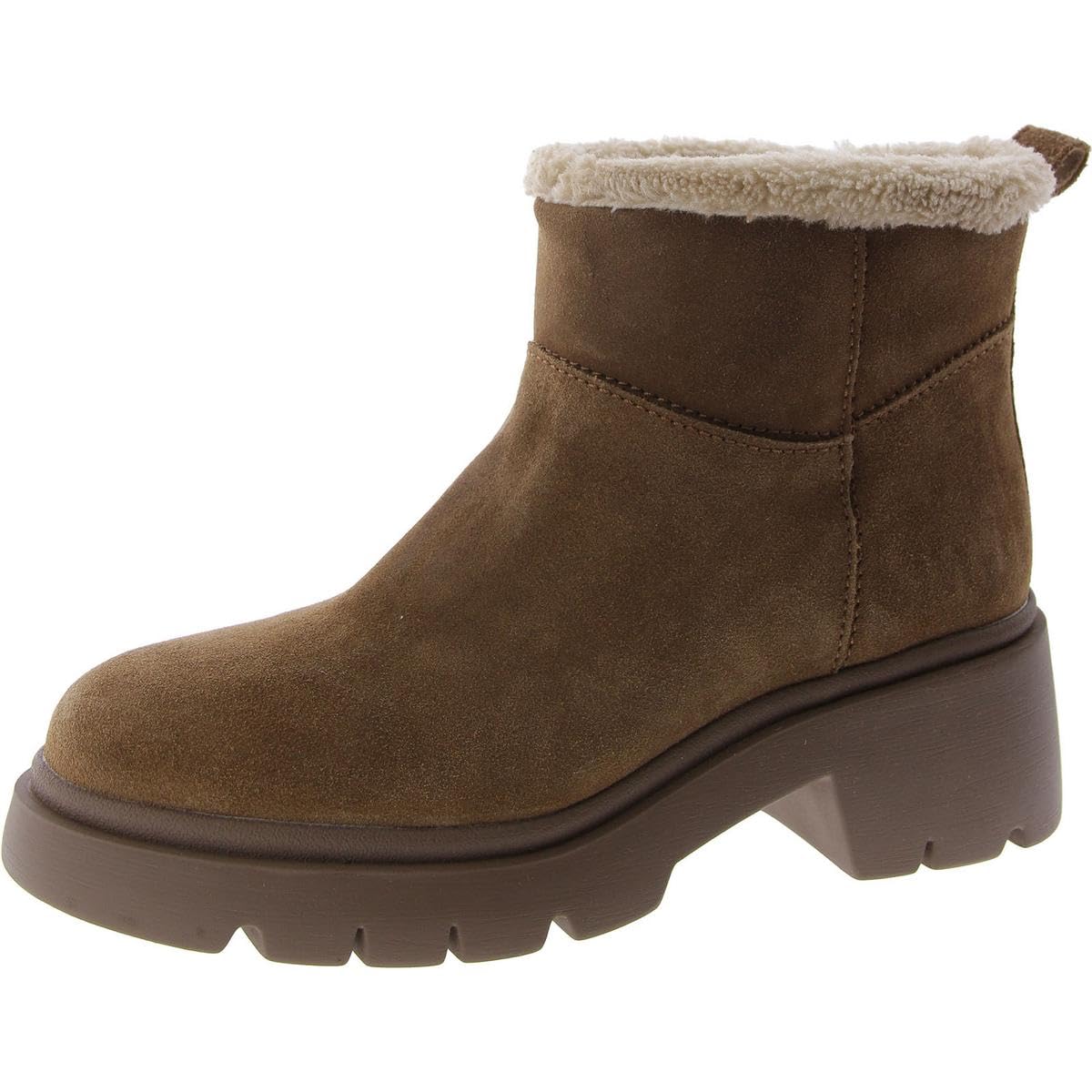 Steve Madden Women's Hatcher Ankle Boot, Chesnut Suede, 9 - Walmart.com