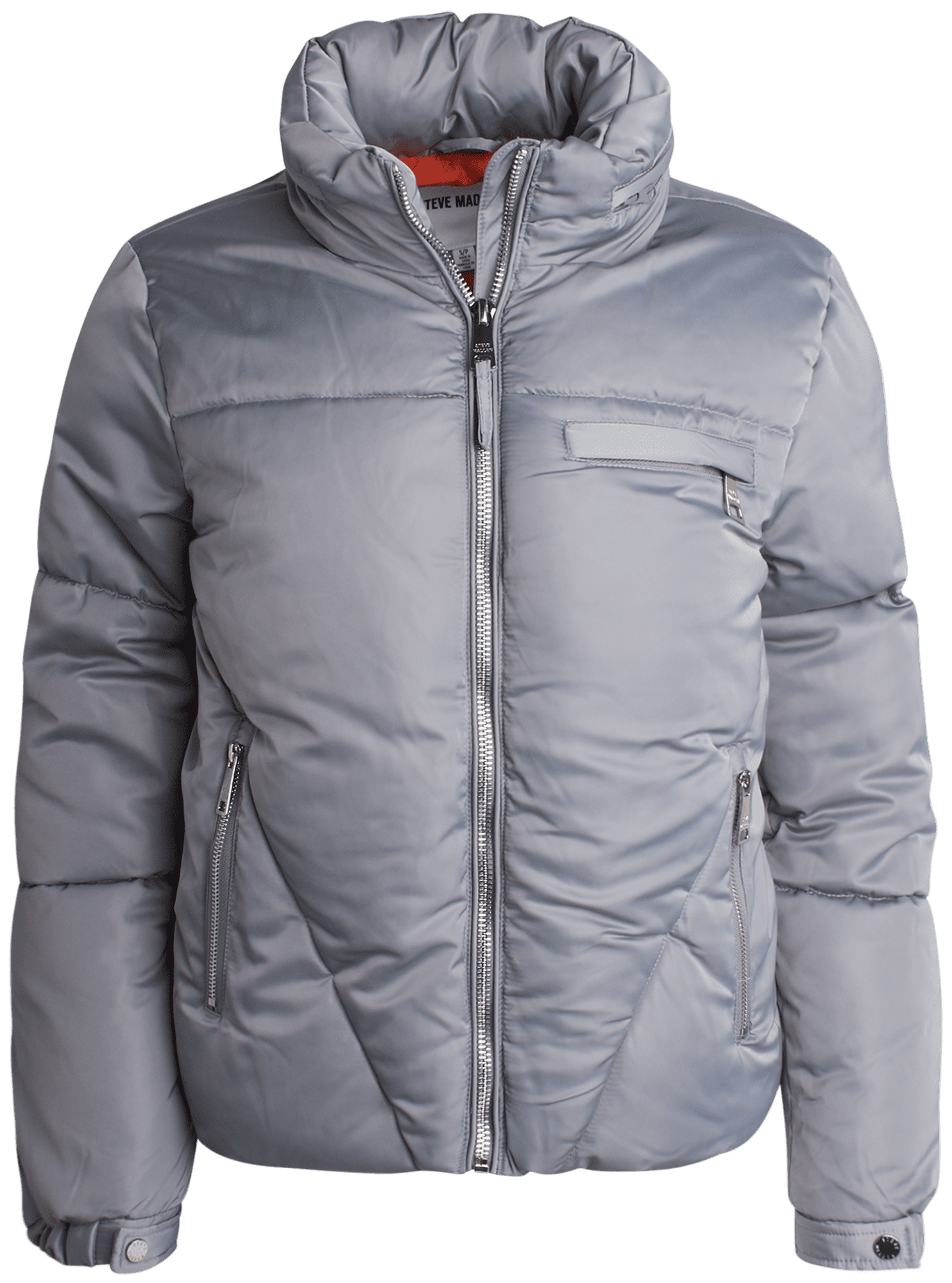 Steve Madden Women's Puffer Jacket - Cozy Stylish Full Zip Up Winter ...