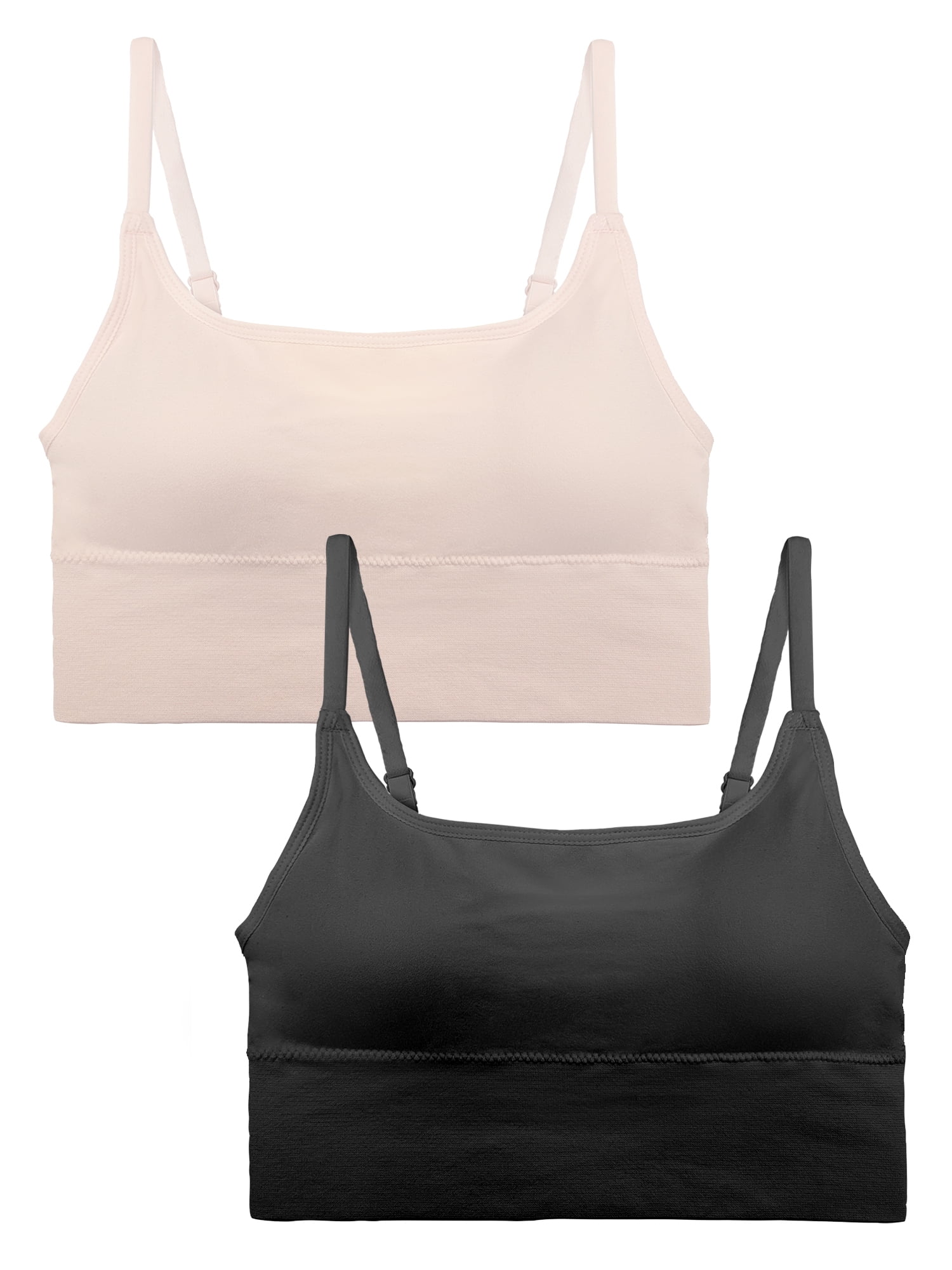 Steve Madden Women's Seamless Longline Comfort Bra, 2-Pack, Sizes S-XL ...