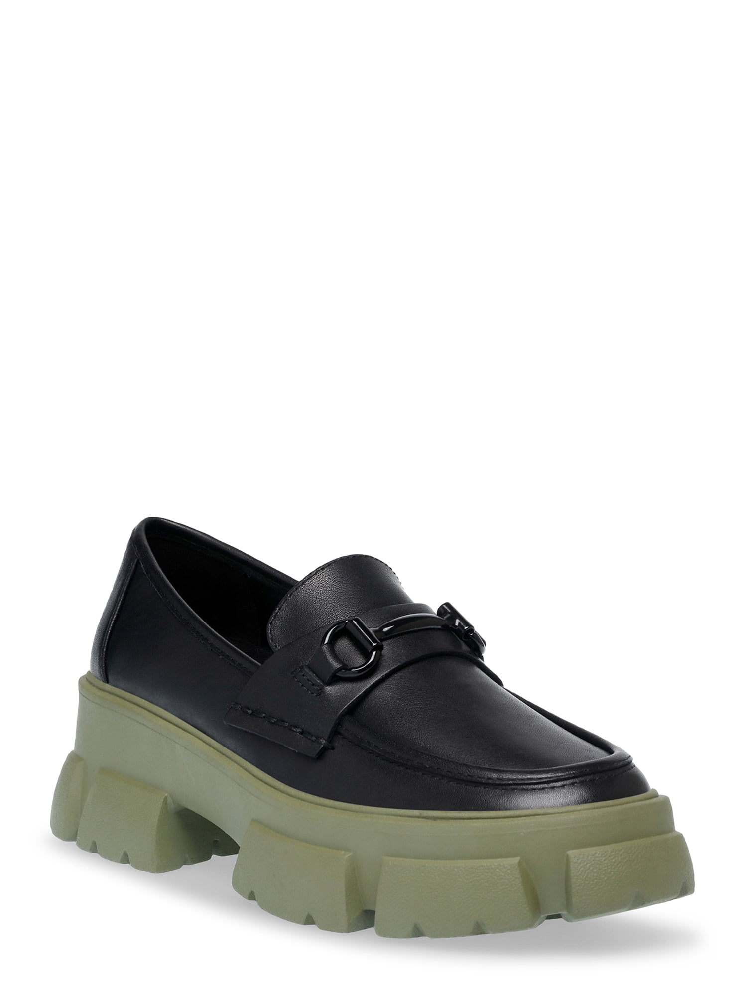Steve Madden Women's Trifecta Lug Sole Loafer - Walmart.com