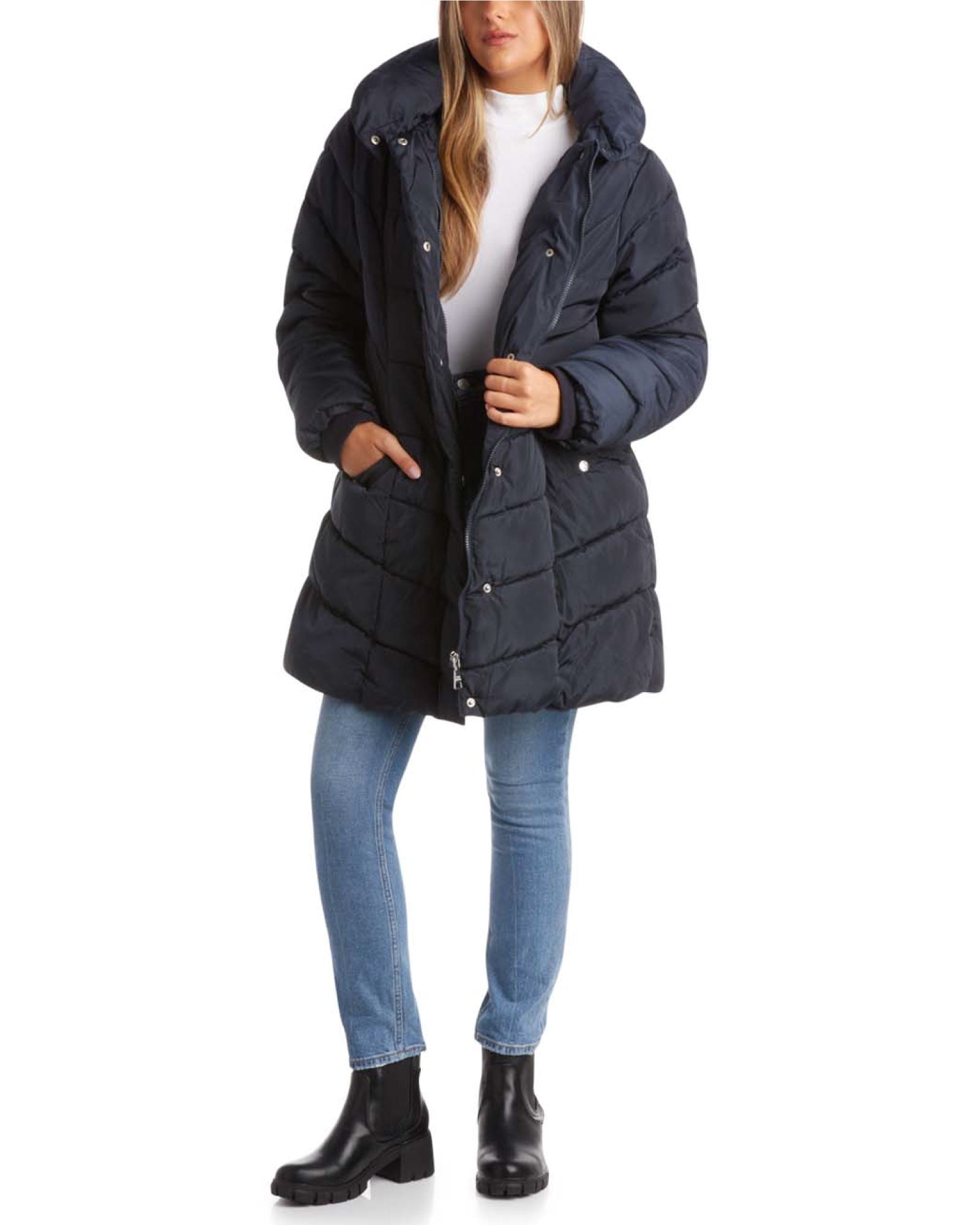 Steve Madden Women’s Winter Jacket – Insulated Weather Resistant ...