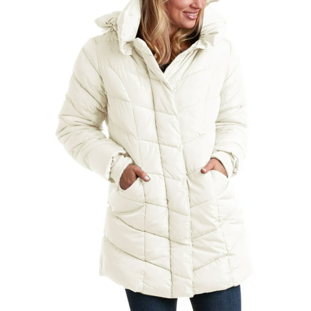 Steve Madden Puffer Parka Jacket for Women - Insulated Winter Coat with ...