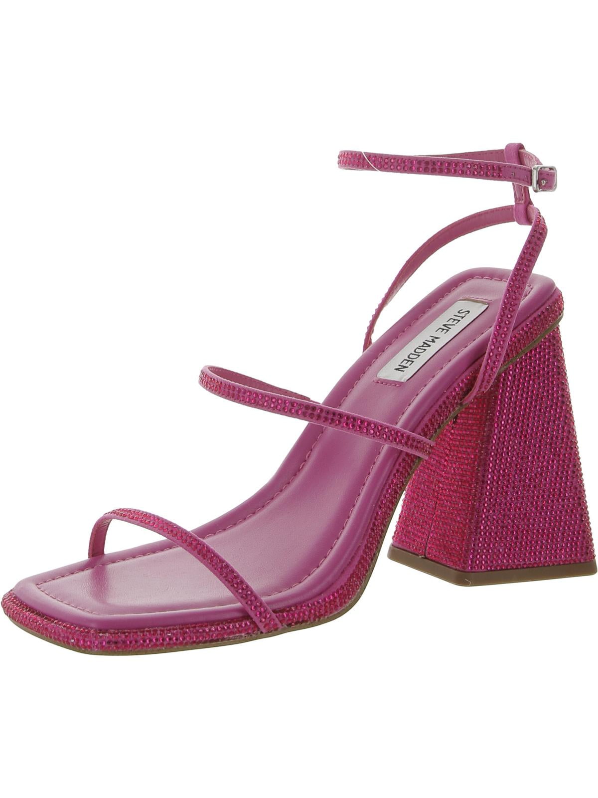 Steve Madden Womens Britani Faux Suede Square Toe Heels - Walmart.com