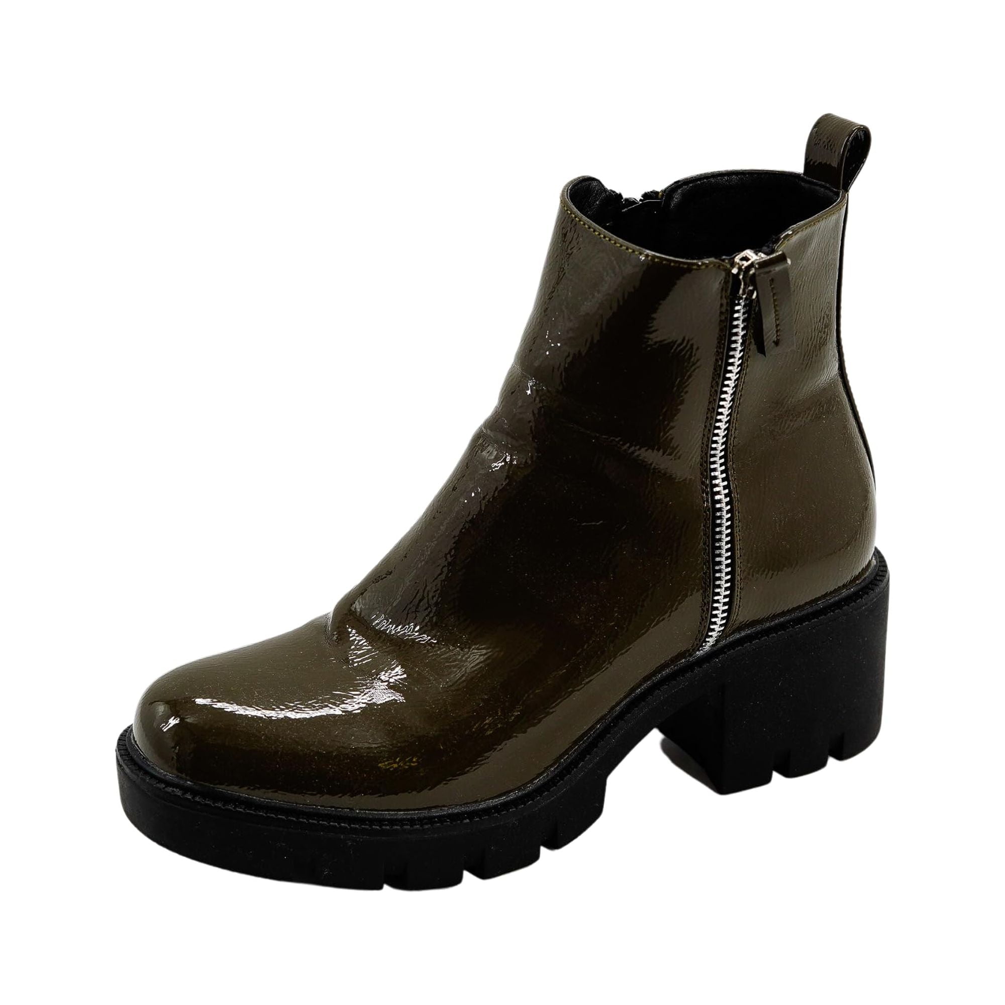 Steve Madden Womens Convinced Lug Sole Ankle Booties - Walmart.com