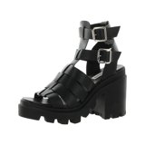 Steve Madden Womens Cosmic Faux Leather Ankle Strap Gladiator Sandals ...