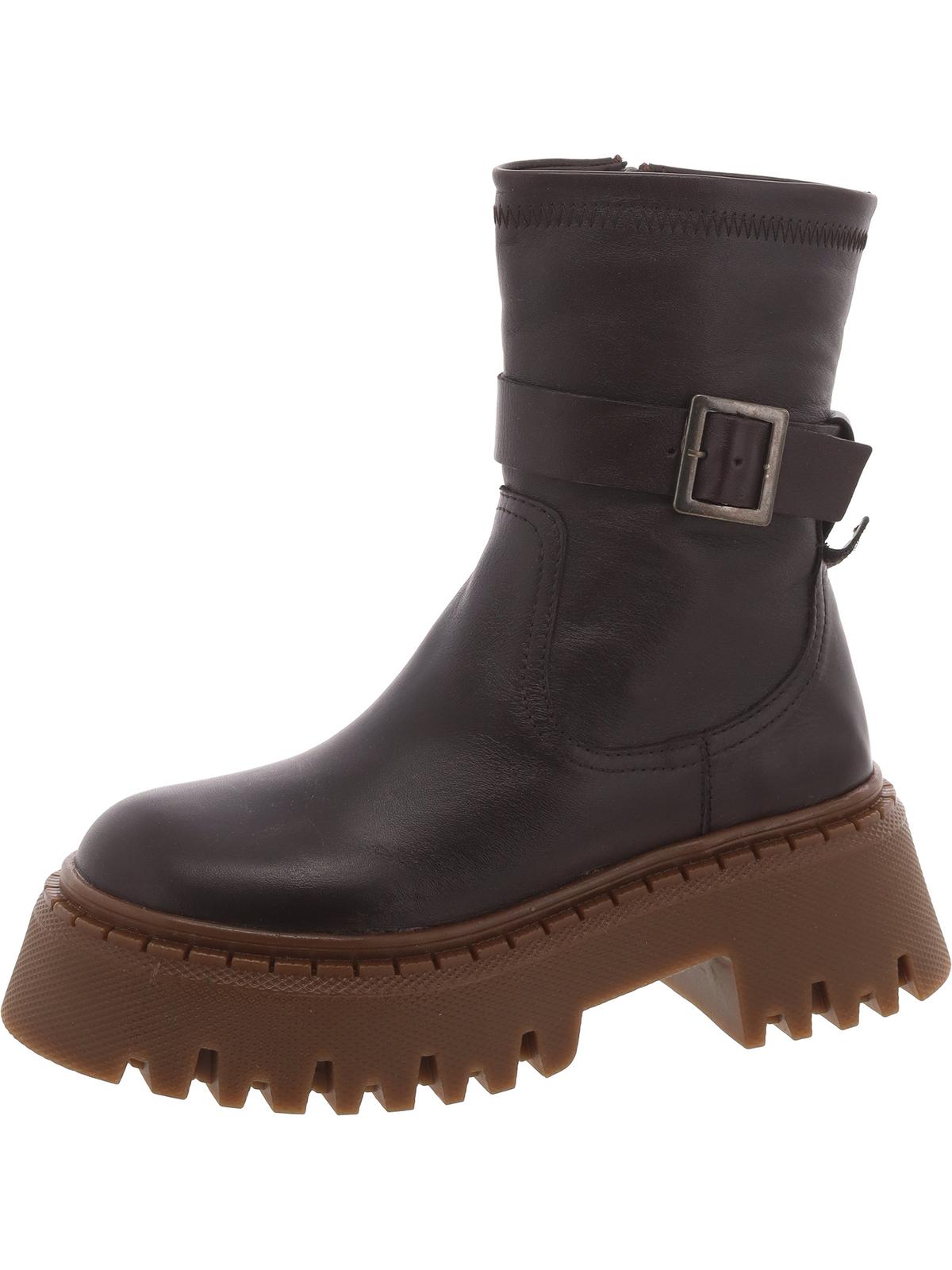 Steve Madden Womens Everly Lug Sole Ankle Boot Combat & Lace-Up Boots ...