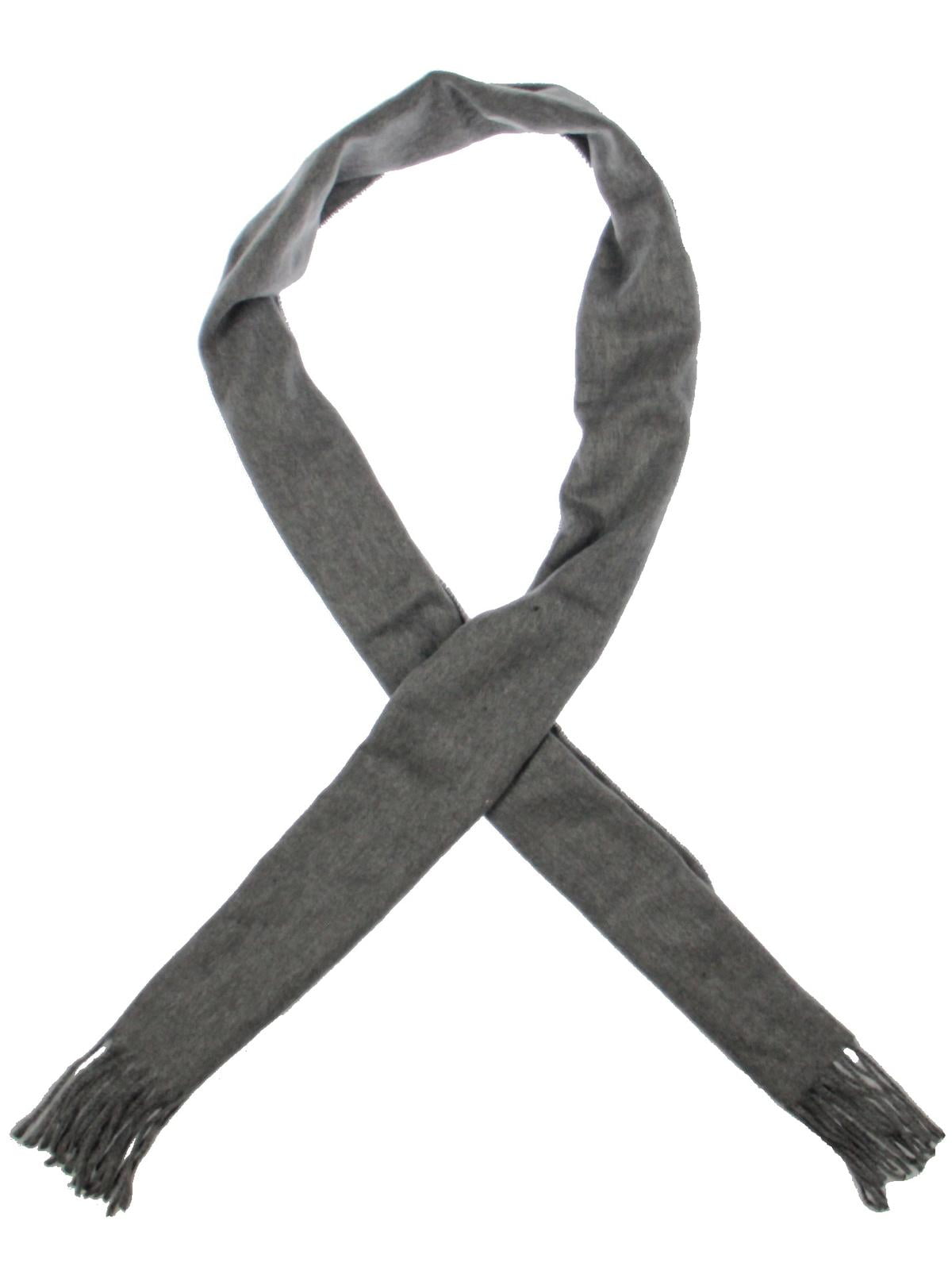 Steve Madden Womens Flannel Mid-Weight Muffler Scarf Gray O/S - Walmart.com