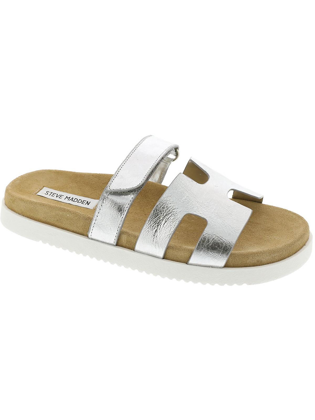 Steve Madden Womens Mayven Adjustable Slide Sandals - Walmart.com