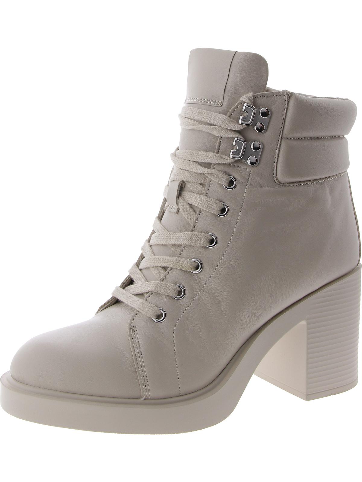 Steve Madden Womens Orion Leather Ankle Combat & Lace-Up Boots ...