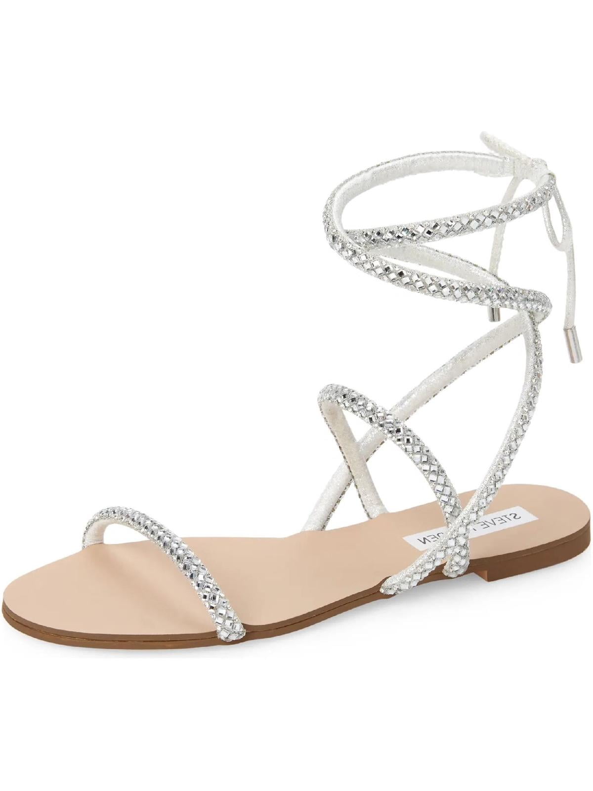 Steve Madden Womens Tellers Open Toe Ankle Strap - Walmart.com