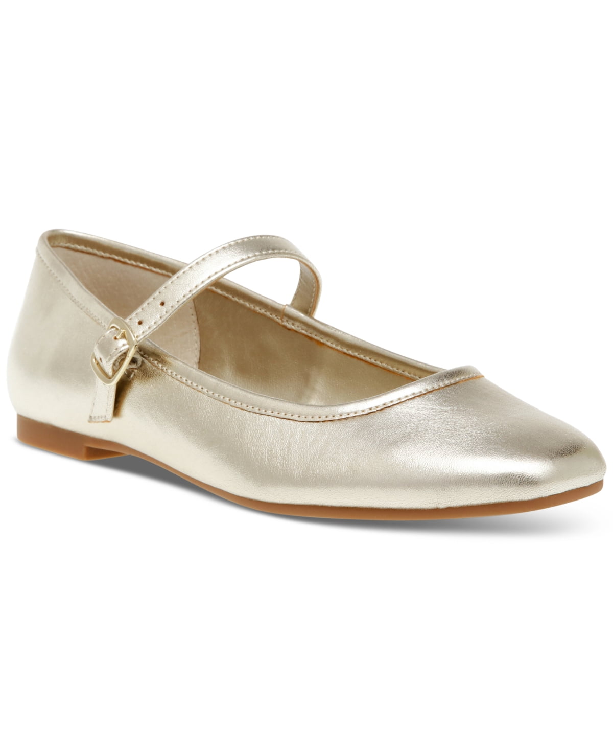 Steve Madden Womens Victorine Mary Jane Fl Gold 9M - Walmart.com