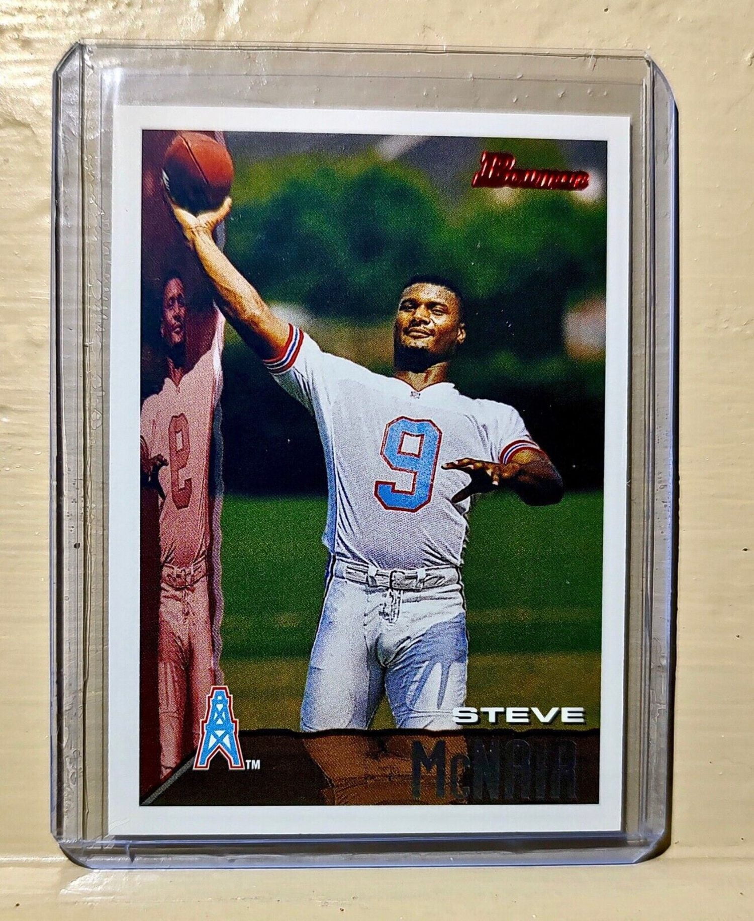 Steve McNair 1995 Topps Bowman Football #3 NFL Rookie Card Oilers ...