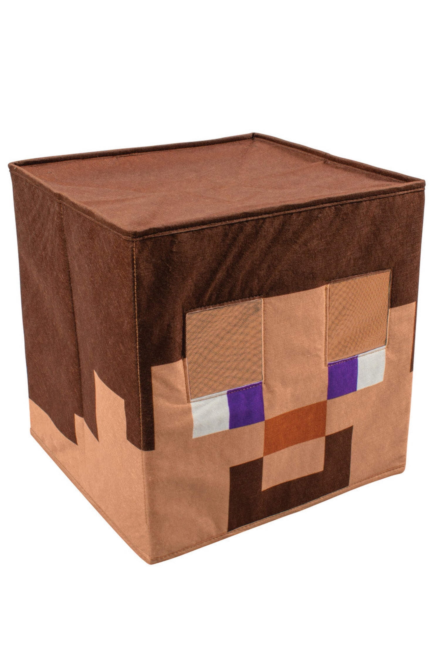 Disguise Minecraft Steve Felt Mask, Mesh Eyeholes, Costume Accessory ...