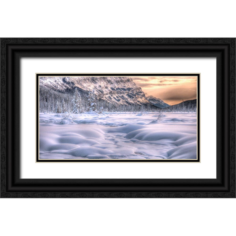 Steve Mohlenkamp 14x9 Black Ornate Wood Framed with Double Matting ...