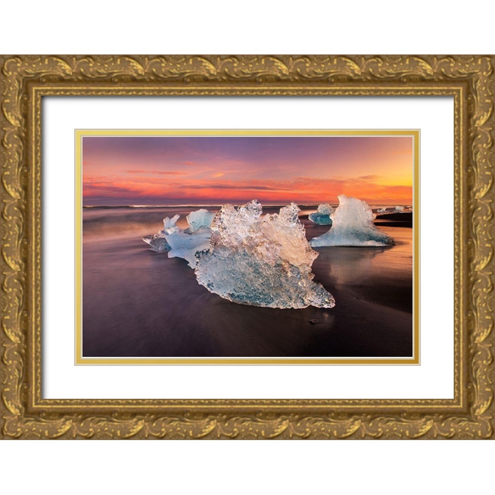 Steve Mohlenkamp 18x13 Gold Ornate Wood Framed with Double Matting ...