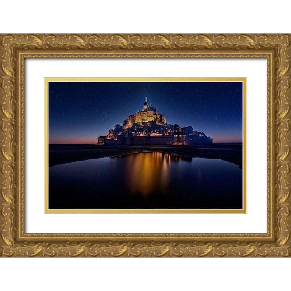 Steve Mohlenkamp 24x17 Gold Ornate Wood Framed with Double Matting ...