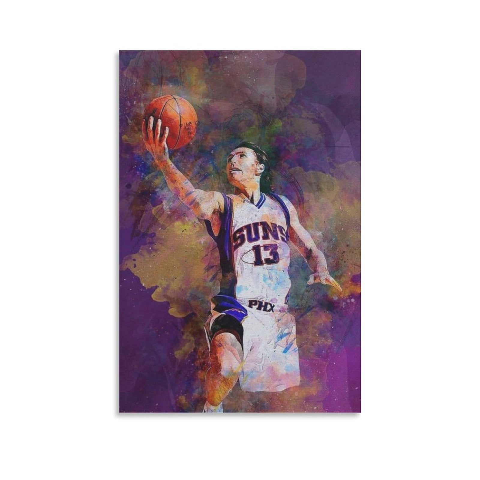 Steve Nash Canvas Poster Posters Wall Art Painting Canvas Gift Living ...