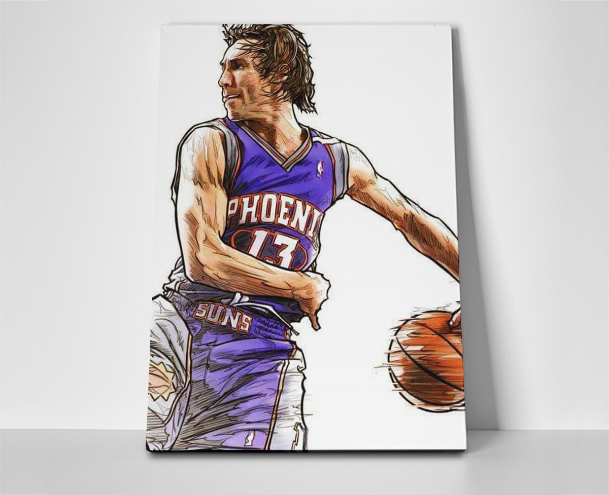Steve Nash Poster or Wrapped Canvas - Walmart.com
