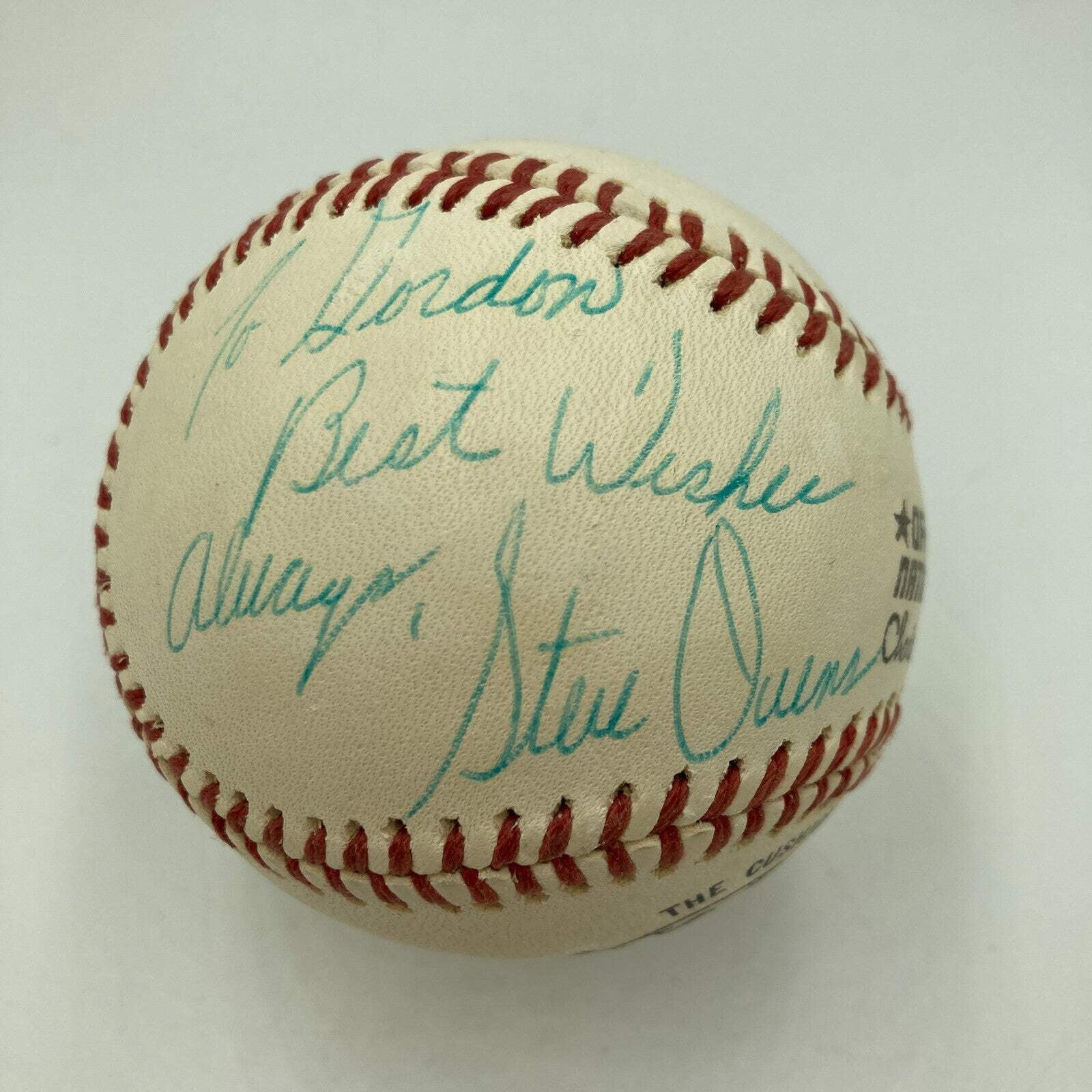 Steve Owens Signed Vintage National League Baseball Heisman Trophy ...