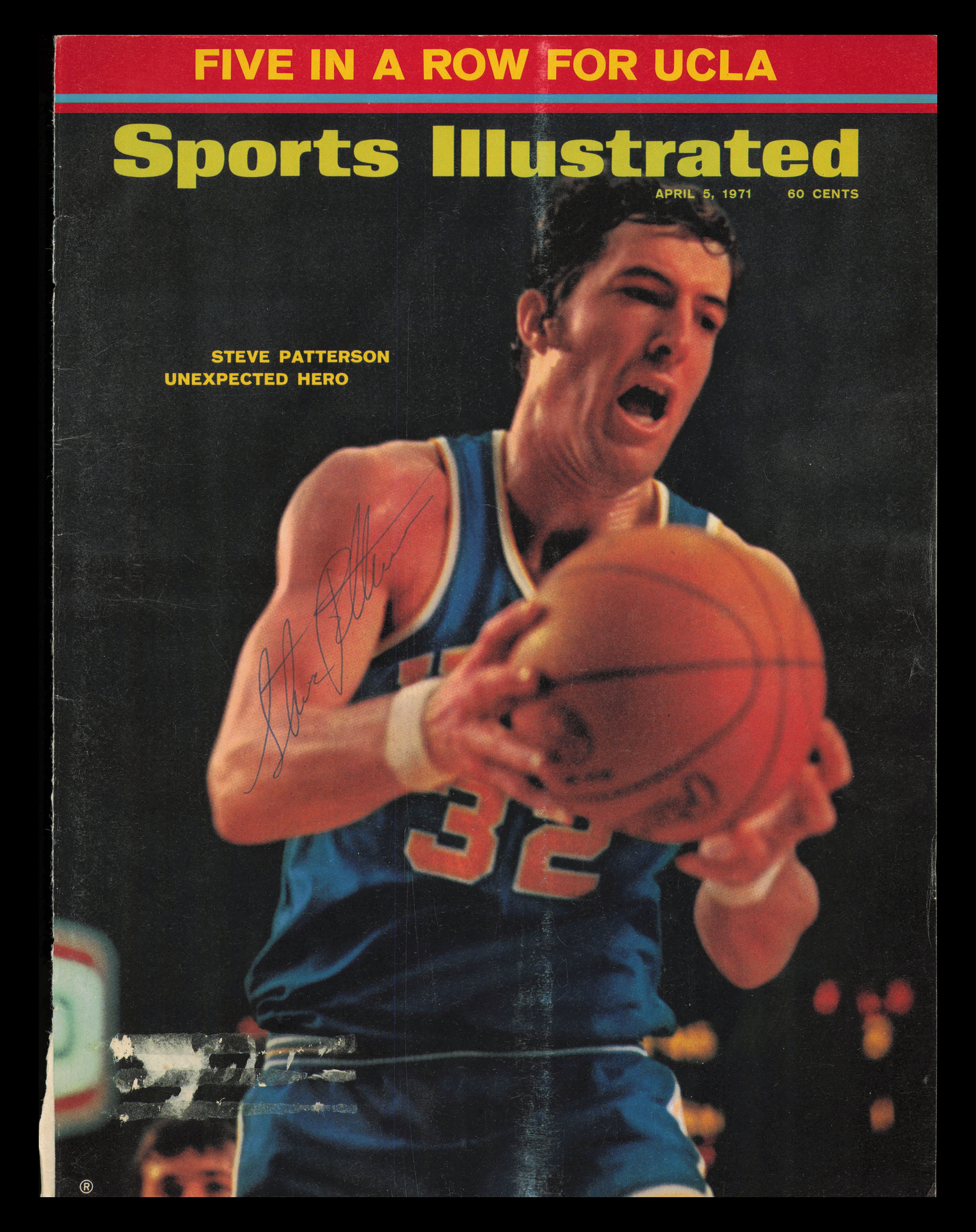 Steve Patterson Autographed Sports Illustrated Cover UCLA SKU #238097 ...