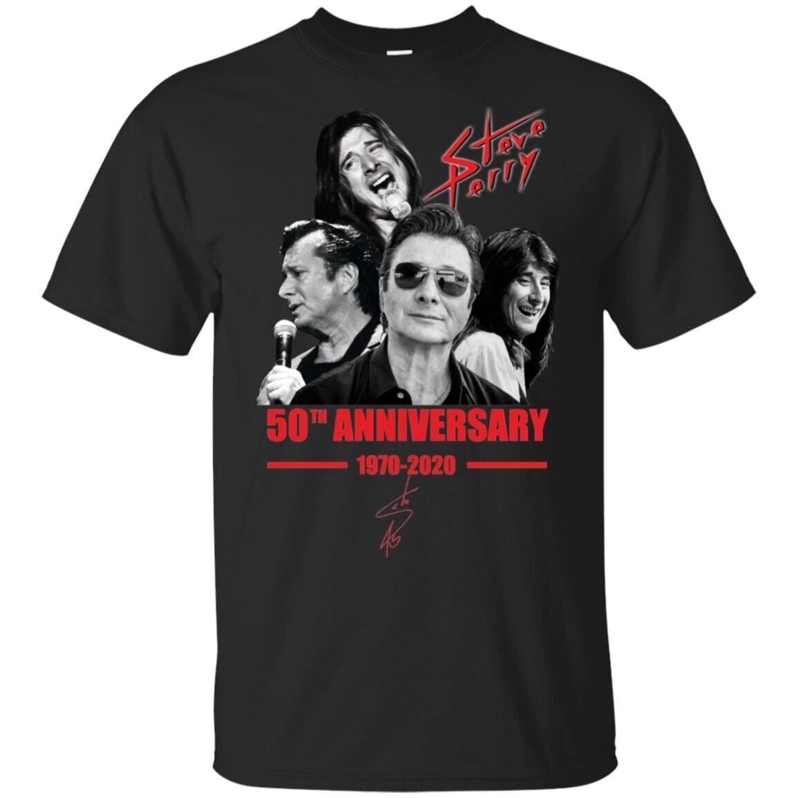Steve Perry – 50th Anniversary 1970-2020 Shirt All size - Walmart.com