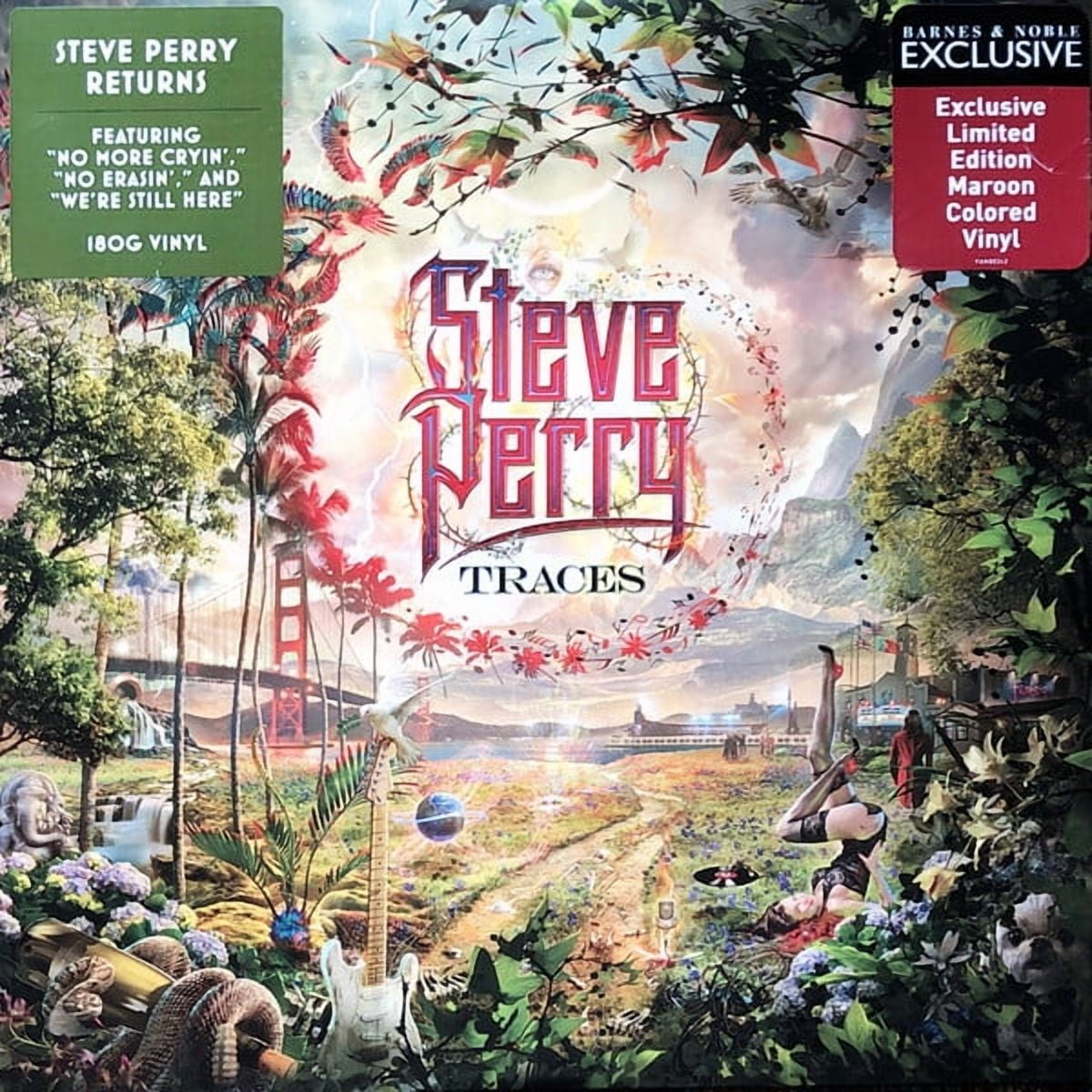 Steve Perry Traces Exclusive Limited Edition Maroon Colored Vinyl ...