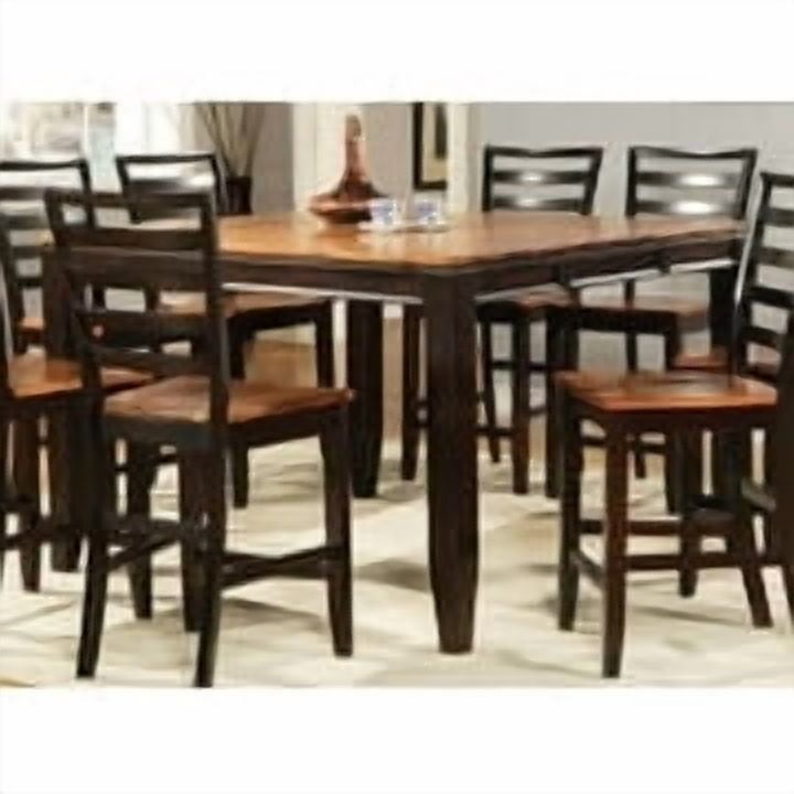 Steve Silver Abaco High Counter Height Leaf Wood Dining Table - Walmart.com