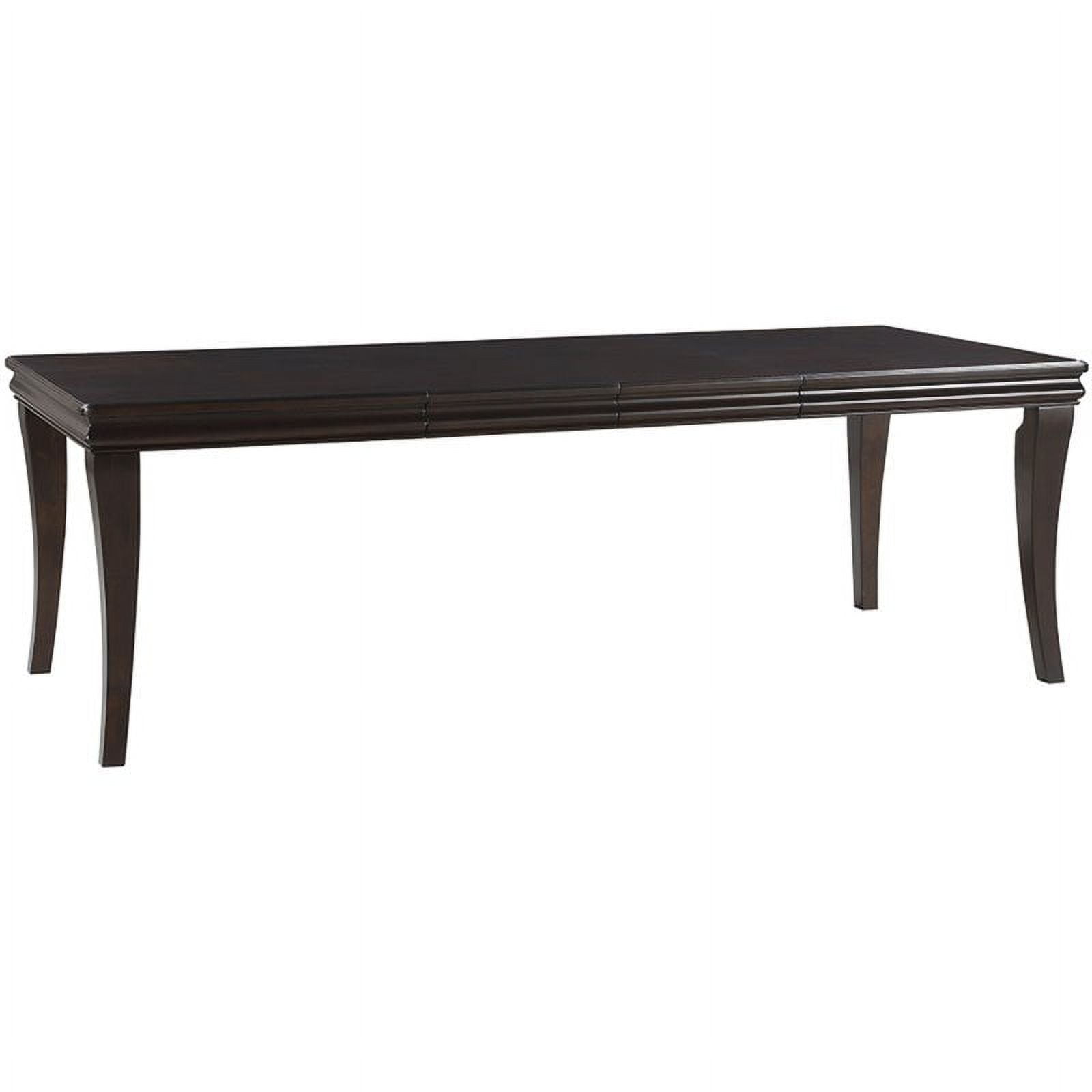 Steve Silver Aubrey Extendable Dining Table in Espresso - Walmart.com