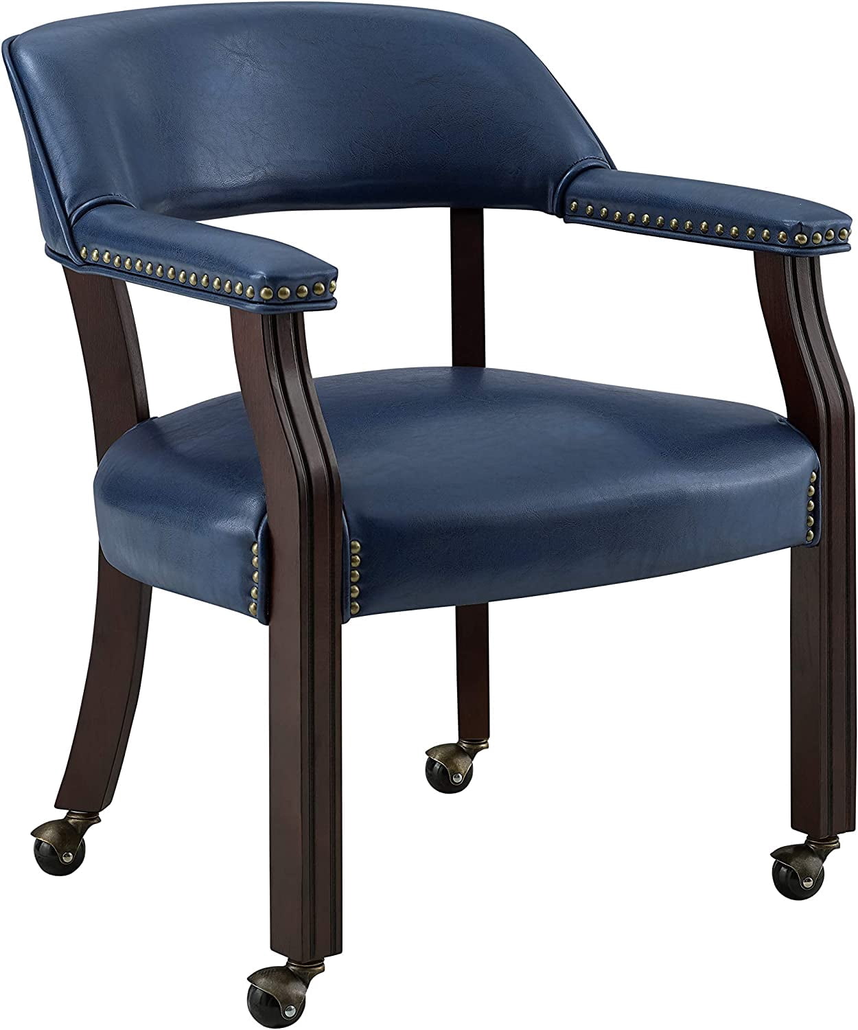 Steve Silver Co Dual-Purpose Captain's Gray Upholstered Vinyl with ...