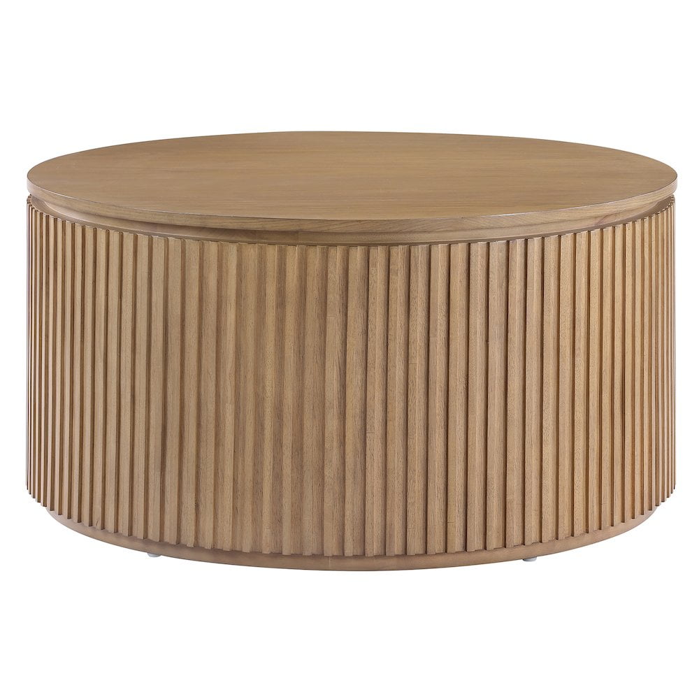 Steve Silver Colvin 36" Round Coffee Table, Toffee Finish - Walmart.com