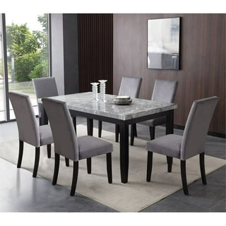 Steve Silver Abaco 7-Piece Dining Table Set - Walmart.com