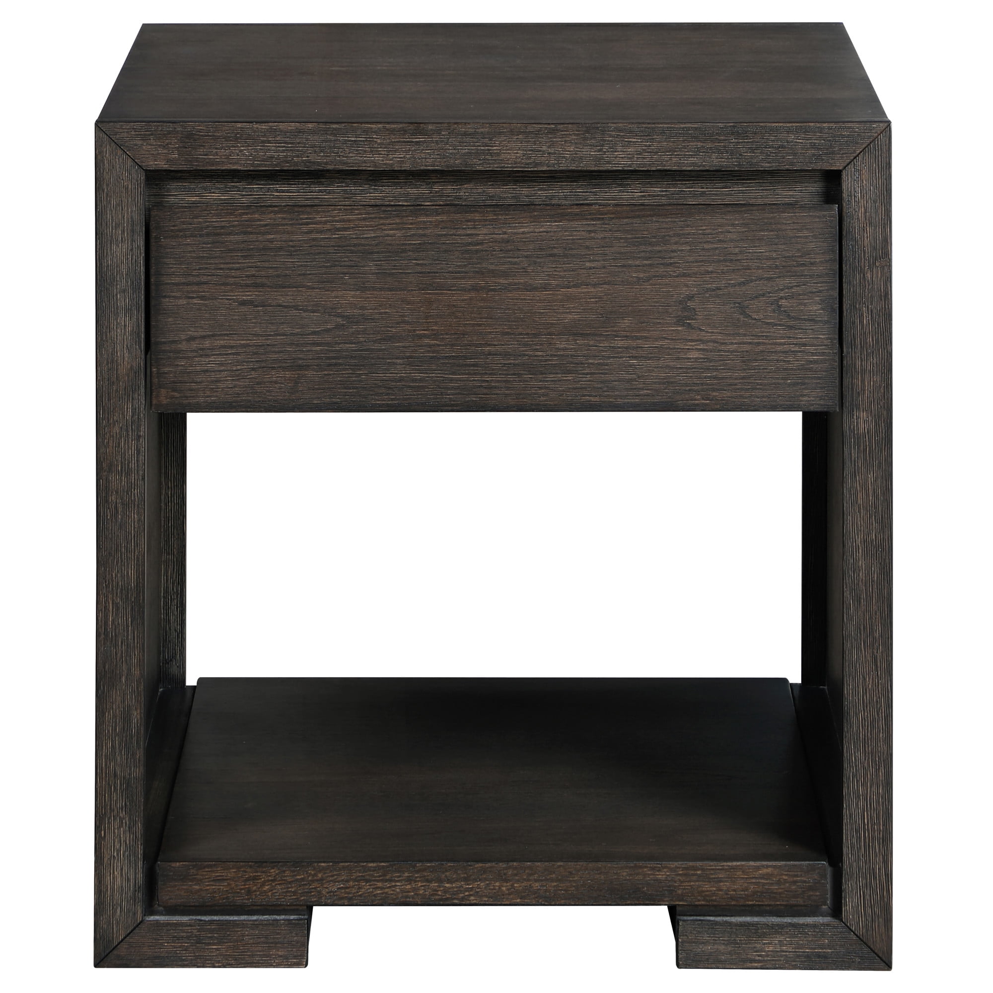 Steve Silver Evan Modern Square End Table with 1 Drawer and Bottom ...