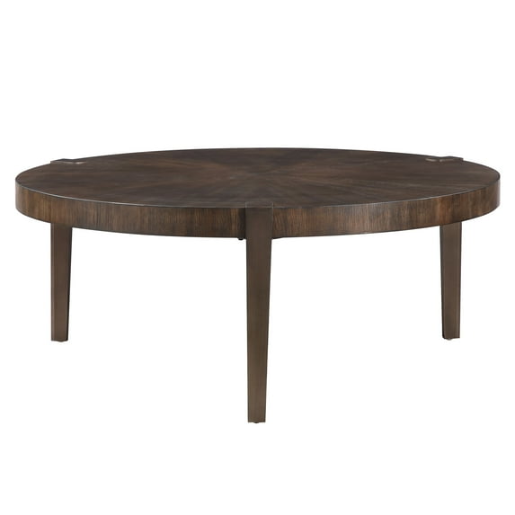Steve Silver Gracie Industrial Modern Round Cocktail Table with Iron ...