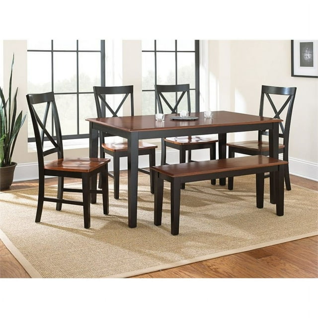 Steve Silver Kingston Dining Table in Oak - Walmart.com