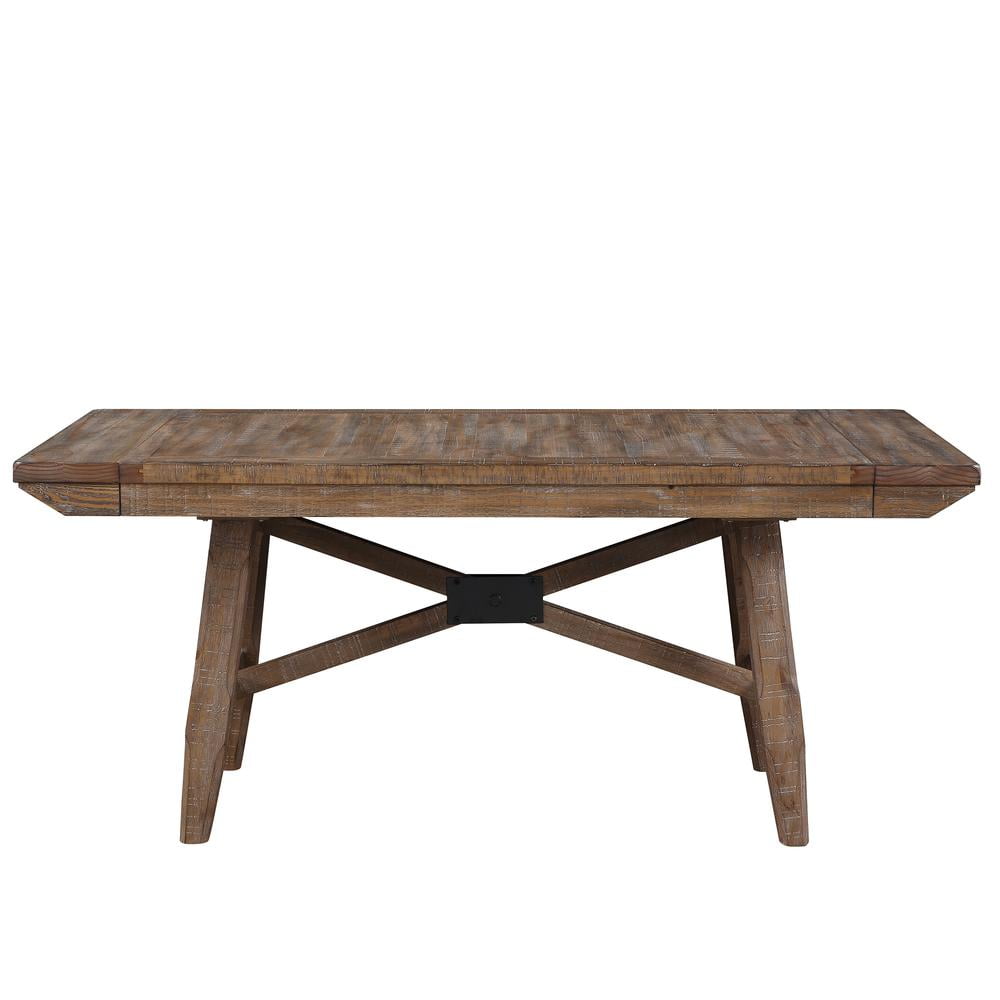 Steve Silver Riverdale Dining Table in Brown - Walmart.com