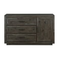 Steve Silver Riverdale Engineered Wood Buffet/Server in Black - Walmart.com