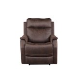 Steve Silver Valencia Leatherette Dual Power Reclining Chair with USB ...