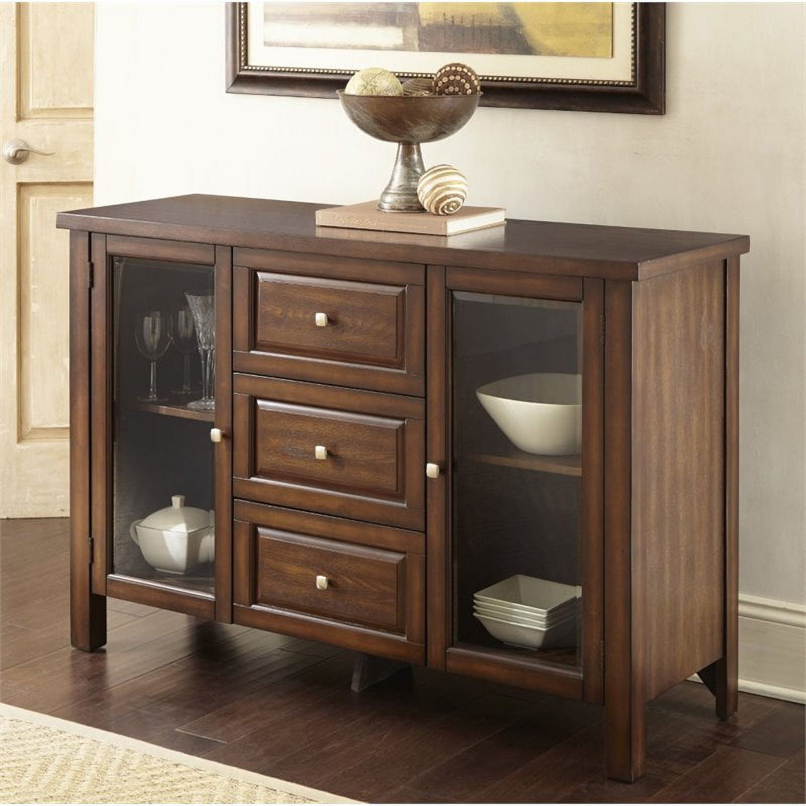 Steve Silver Xander Sideboard in Espresso - Walmart.com