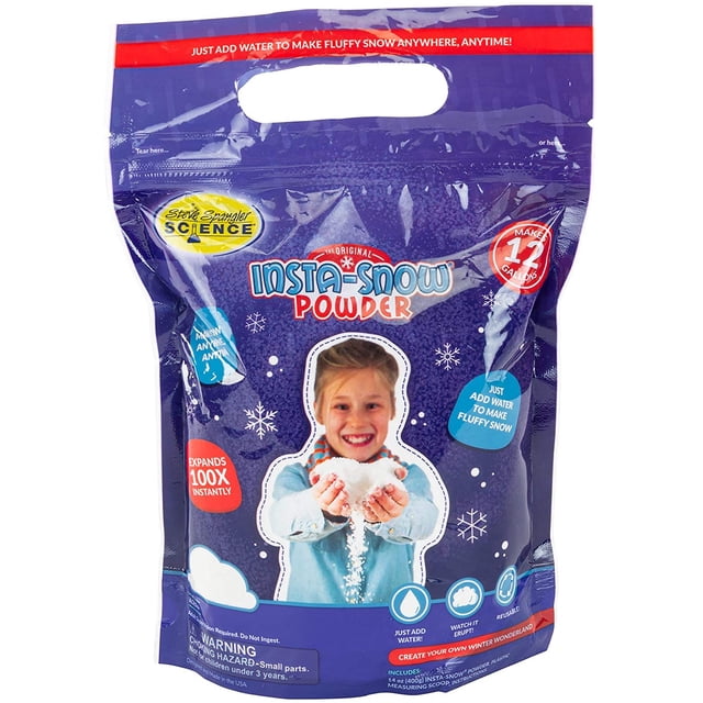 Steve Spangler Science The Original Insta-Snow Powder (makes 12 gallons ...